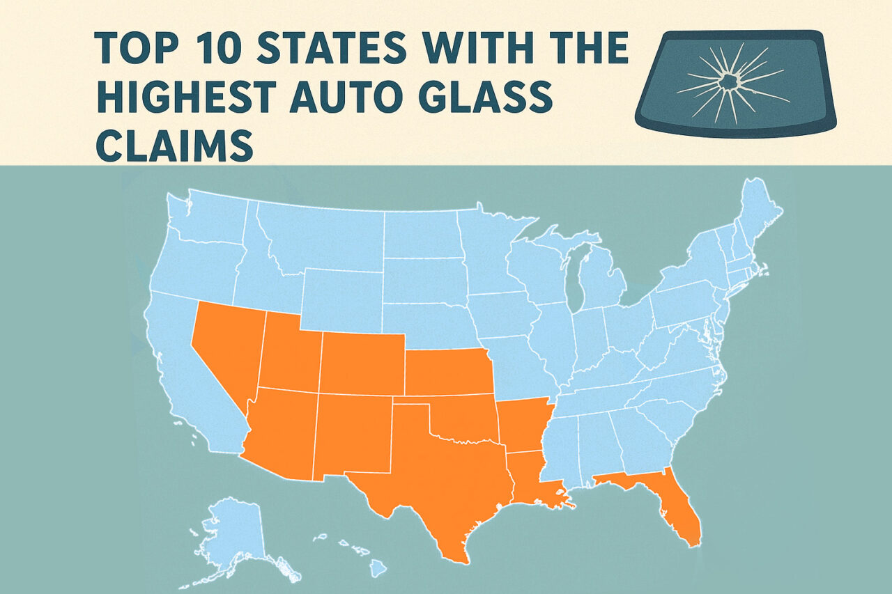 Top 10 States with the Highest Auto Glass Claims, and Why It Happens ...